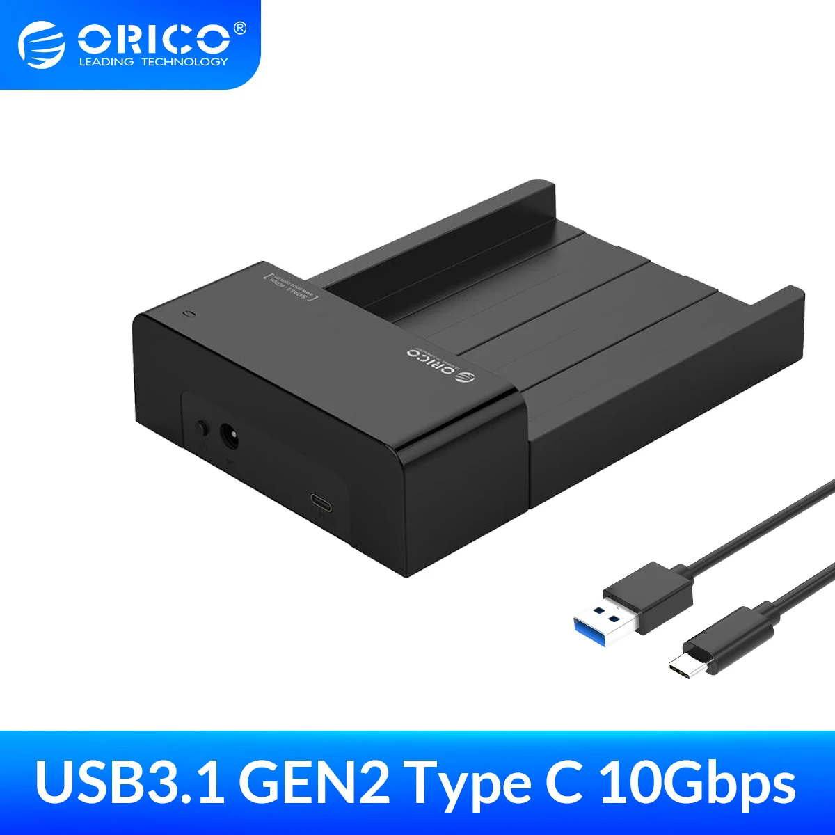 ORICO Type C 2.5/3.5 inch HDD Docking Station SATA to USB 3.1 10Gbps ...