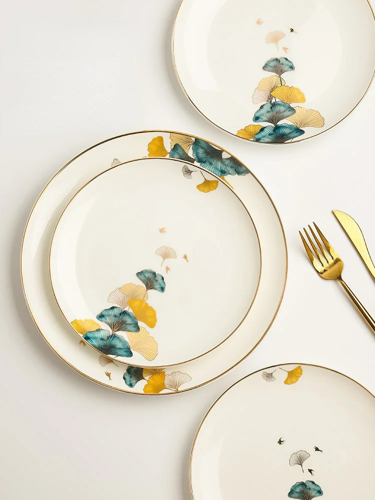 Luxury-Modern-Full-Tableware-Of-Plates-Ceramic-Party-Dinner-Plate ...