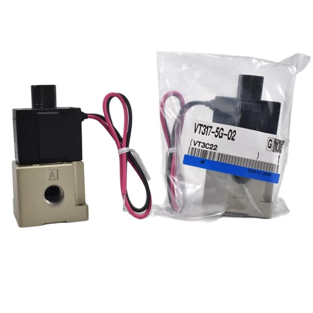 Seri VT317 katup Solenoid bertindak langsung katup solenoid VT317-5G-02 ...