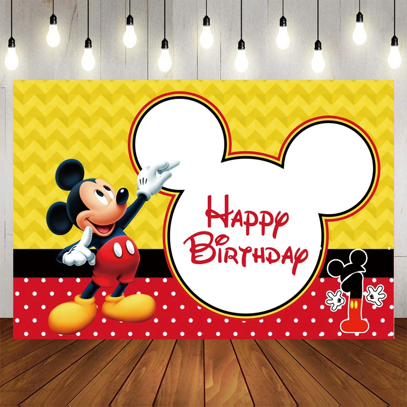 Mickey Birthday Background
