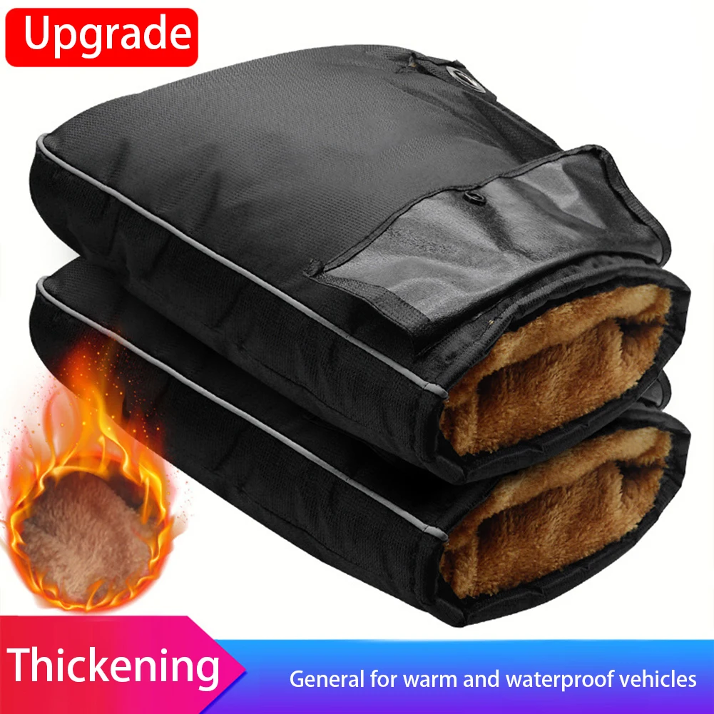 Rainproof-Motorcycle-Handlebar-Muffs-Winter-Windproof-Thick-Warm ...