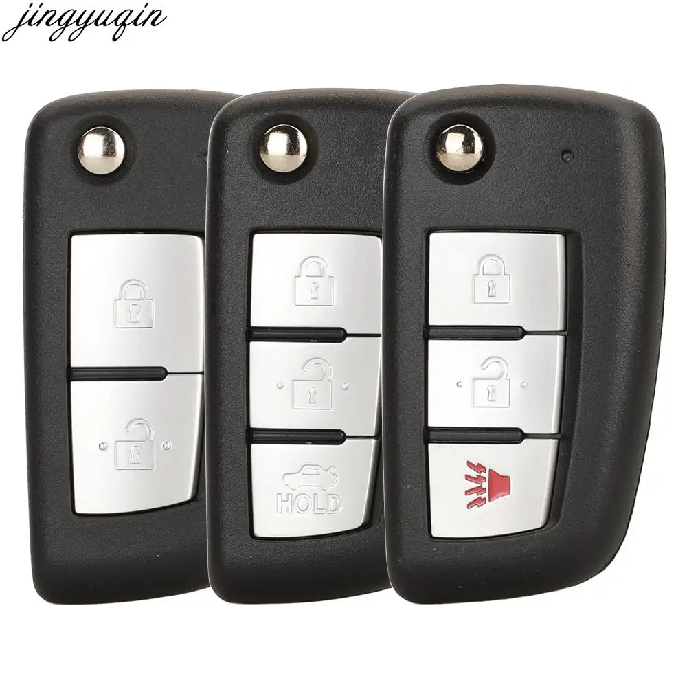 Jingyuqin Remote Car Key Case Shell For Nissan Juke F15 F16 2010-2018 ...