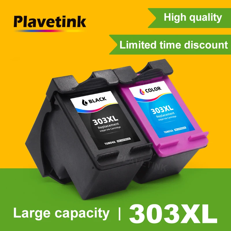 Plavetink-2Pack-303XL-Compatible-Ink-Cartridge-for-hp303-Replacement ...