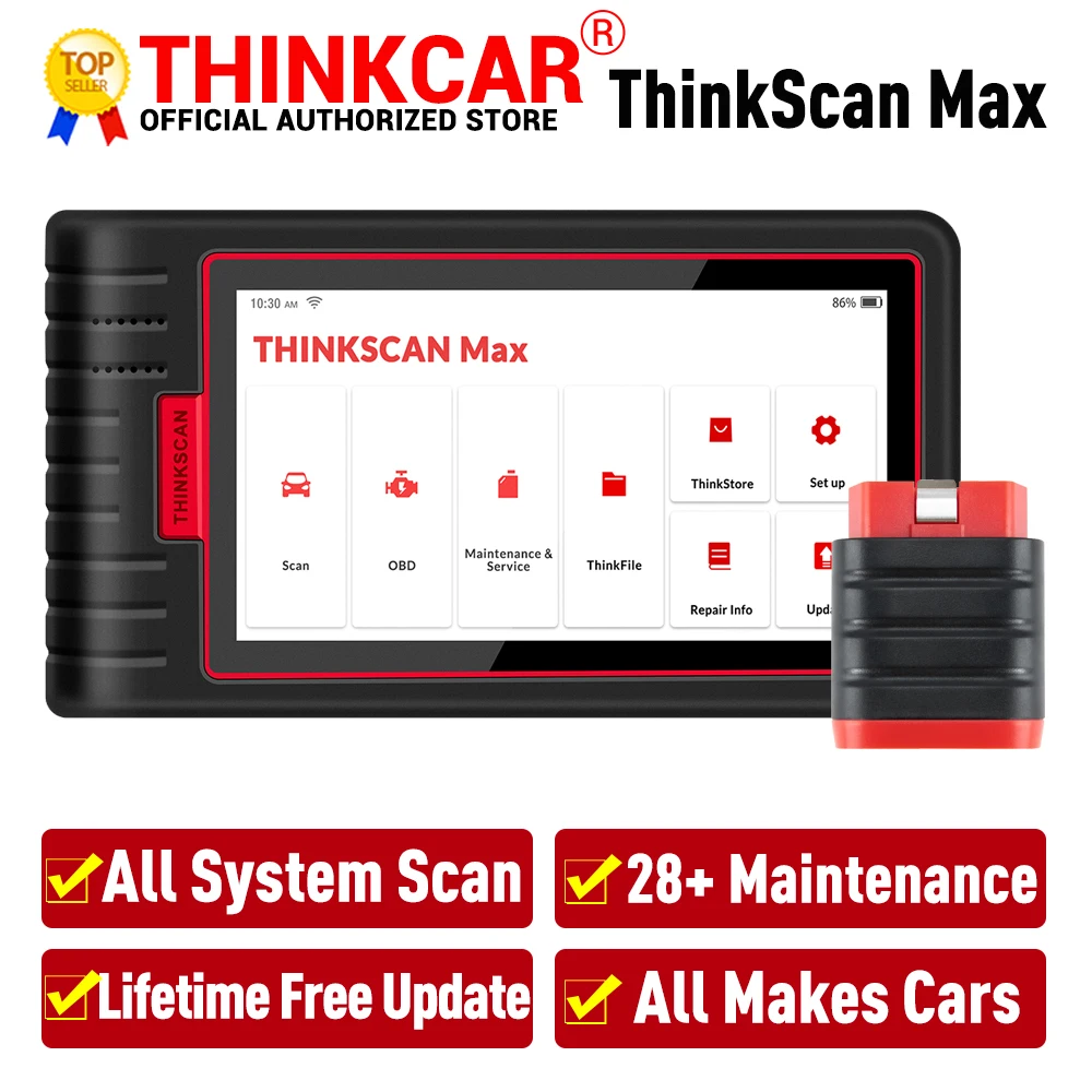 THINKCAR-THINKSCAN-MAX-obd2-code-reader-scanner-Full-System-with-VIN ...