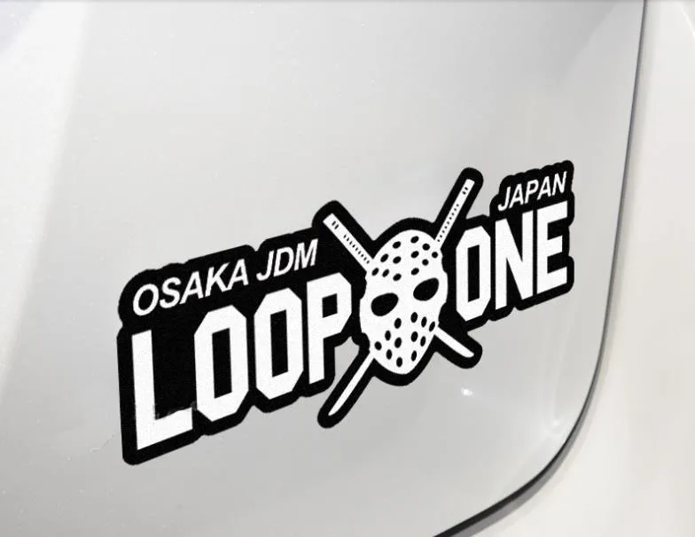 OSAKA JDM Japan Sticker Kanjozoku Loop One Vinyl Car Stickers Street ...