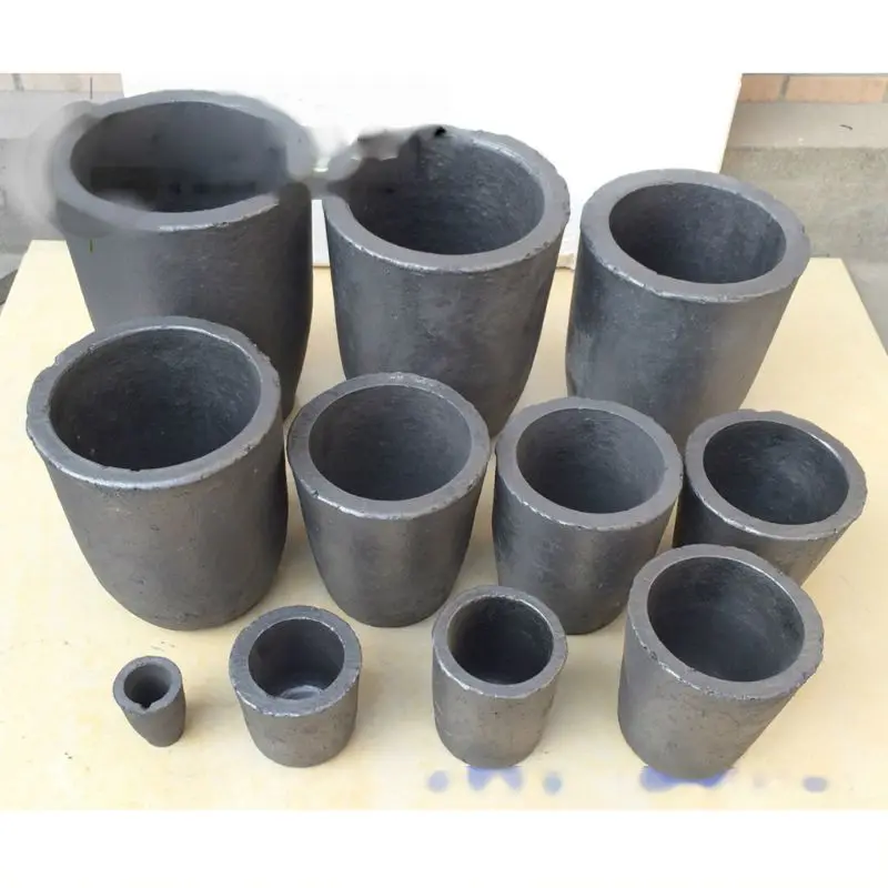 3 4 KG Clay Graphite Foundry Crucible Melting Furnace Refining Gold ...