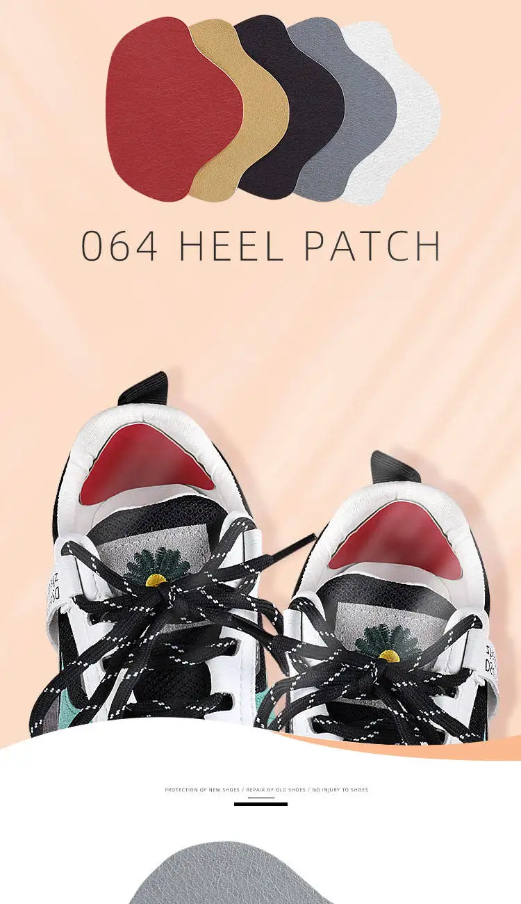 Talonnette,semelles intérieures pour réparation de talon, autocollant ...