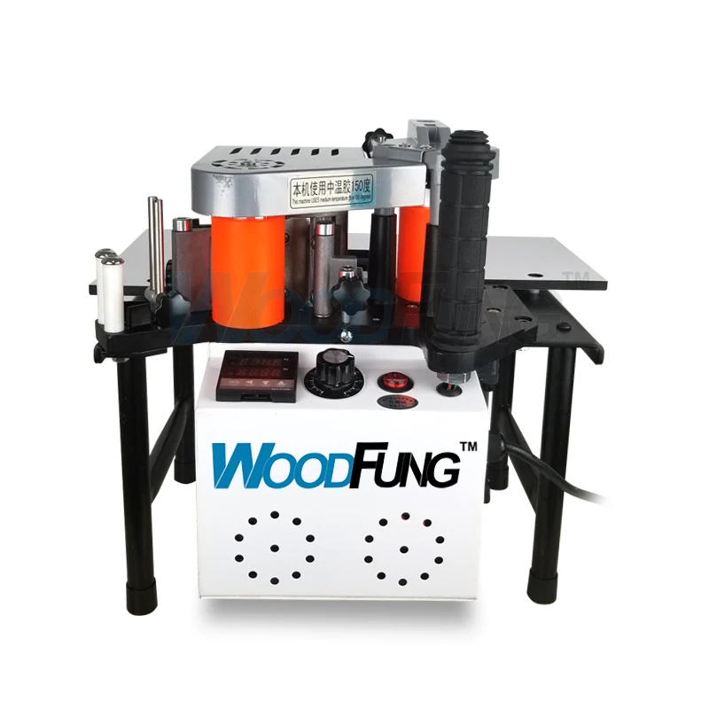 WF102B woodworking wood PVC Manual Edge Banding Machine Double Side ...