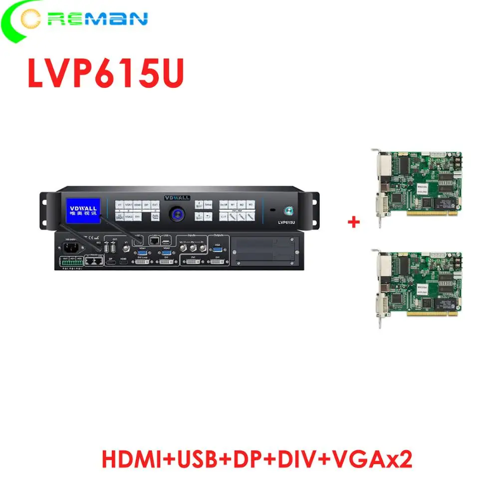 VDWALL LVP615 led video processor for rgb dot matrix led screen led ...