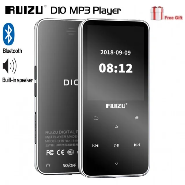 2021 Ruizu D10 Bluetooth 4.0 Mp3 Player Music Player 8gb Metal Touch ...