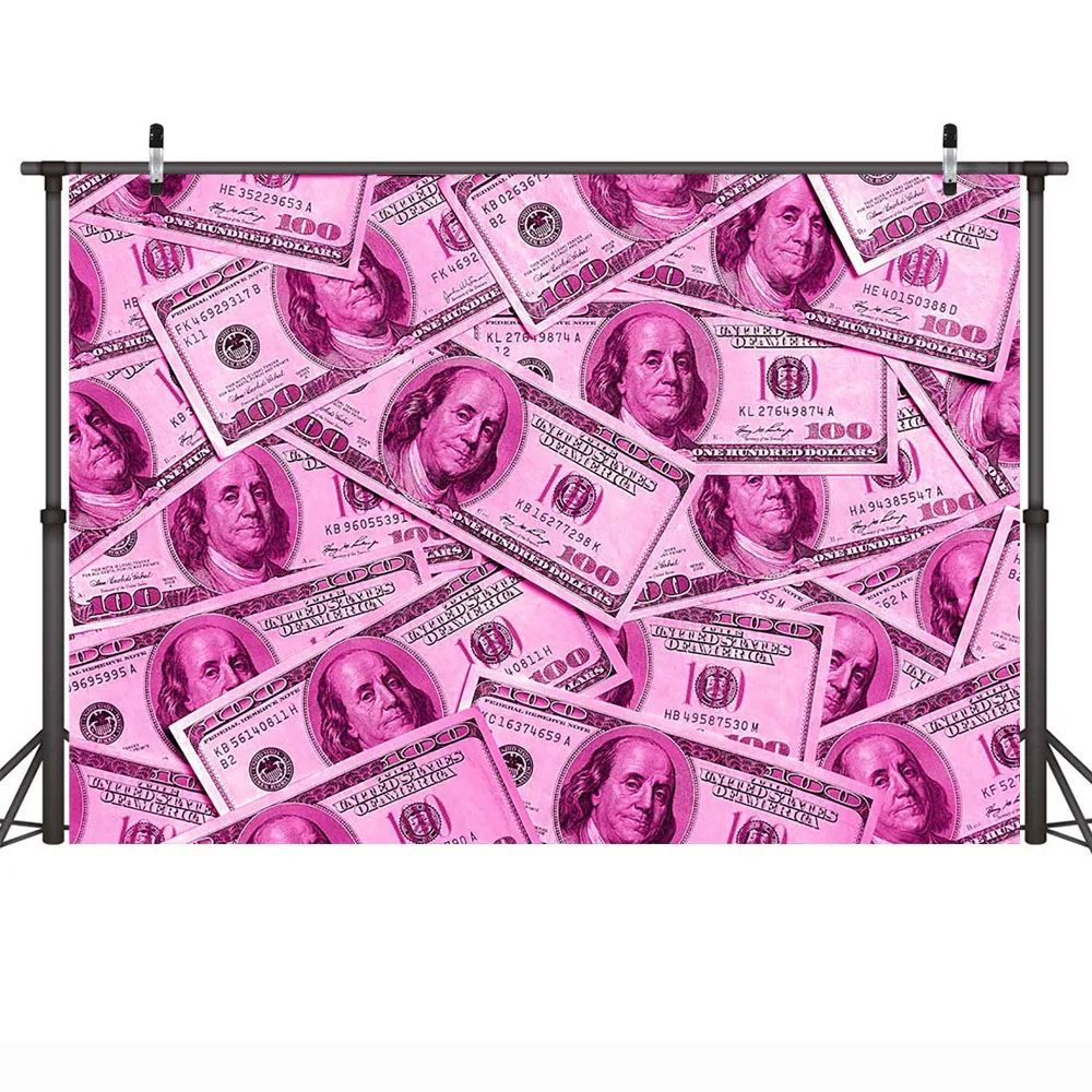 Pink Money Background