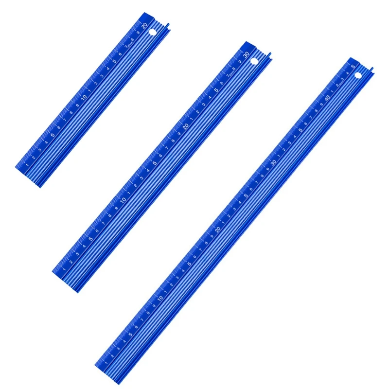 Metal Craft Safety Ruler L-Type Cutting Ruler Meal Alloy Anti-slip ...