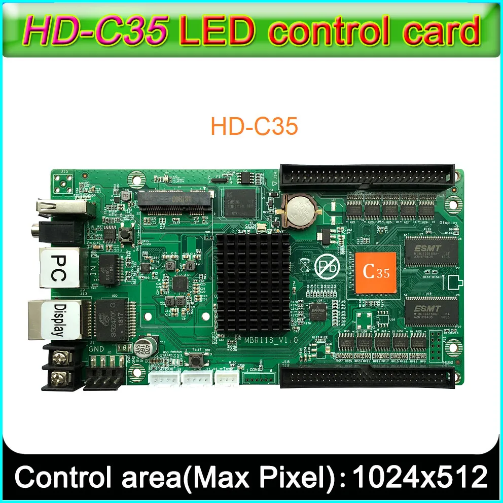 New HD-C35/HD-C35c Full color Asyn LED display control card,Full color ...