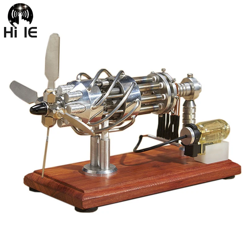 Airplane-Stirling-Engine-Generator-16-cylinder-Swash-Plate-Micro-Model ...