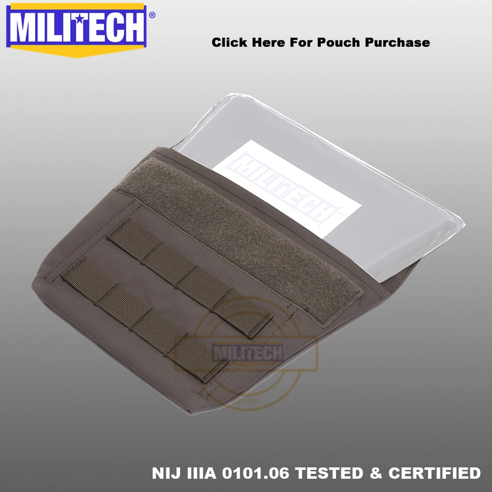 MILITECH Groin Aramid Ballistic Panel Bulletproof Plate Soft Armour NIJ ...
