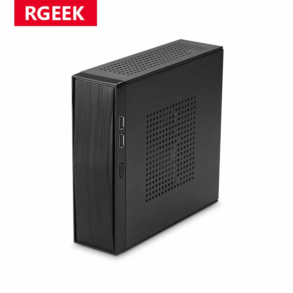 RGEEK C01 SECC Chassis Small Industrial Desktop Computer Case PSU HTPC ...