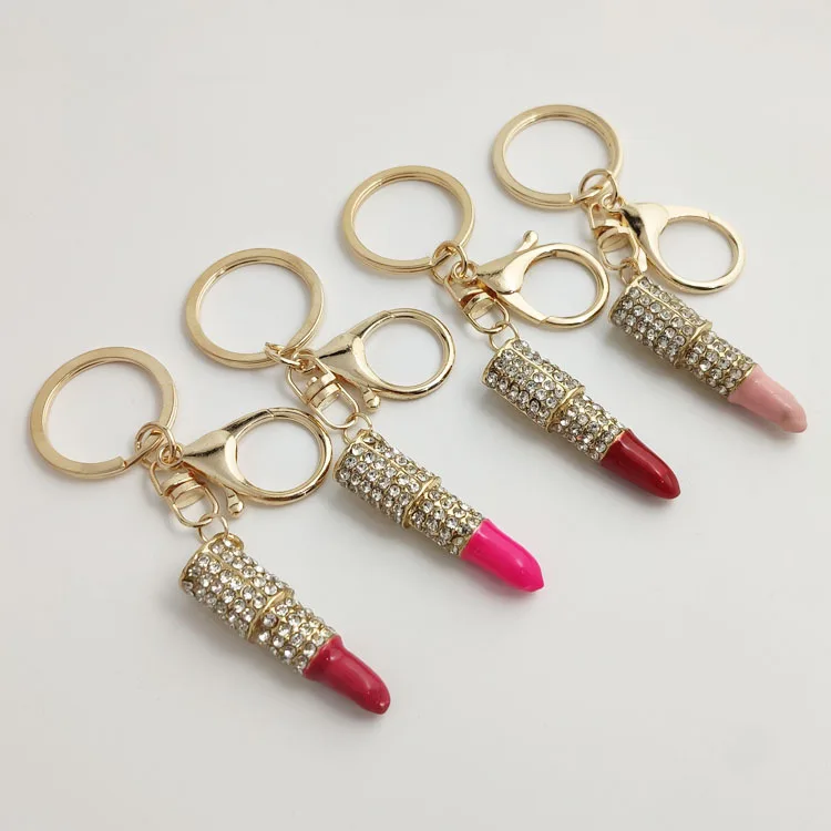 Fashion Parts Metal Lipstick Lipstick Key Chain Bag Automobile Hanging ...