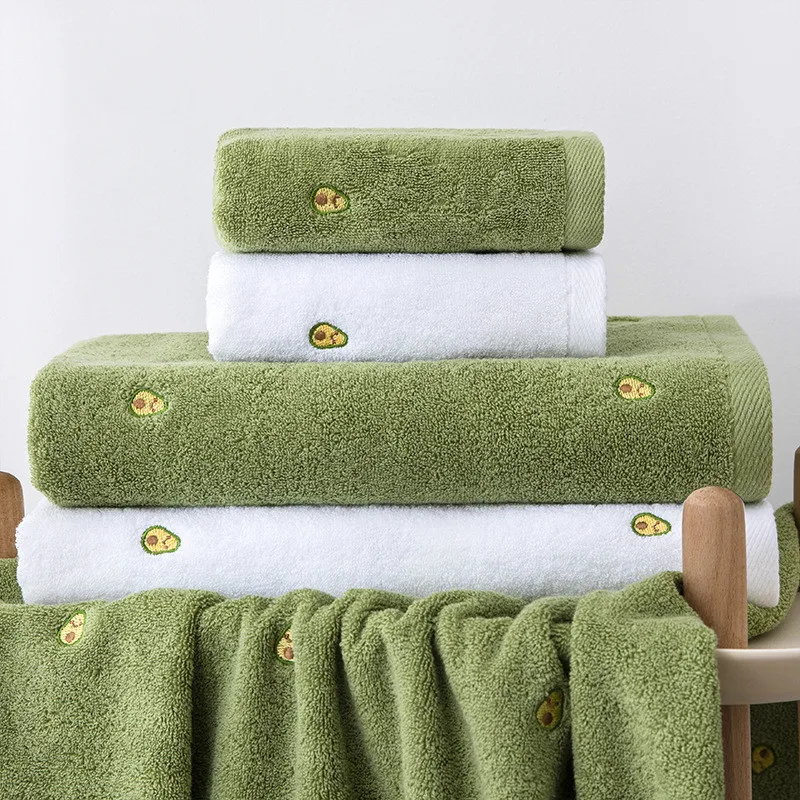 75x35cm avocado style towel cotton face wash household cotton soft ...