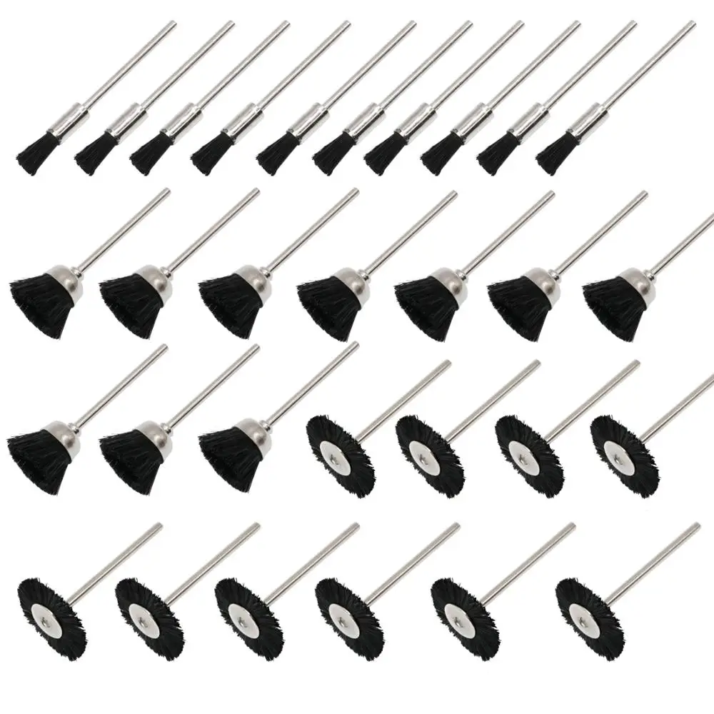 30PCS-Nylon-Bristle-Brushes-Cup-Cleaning-Brush-Kit-Soft-Jewelry ...