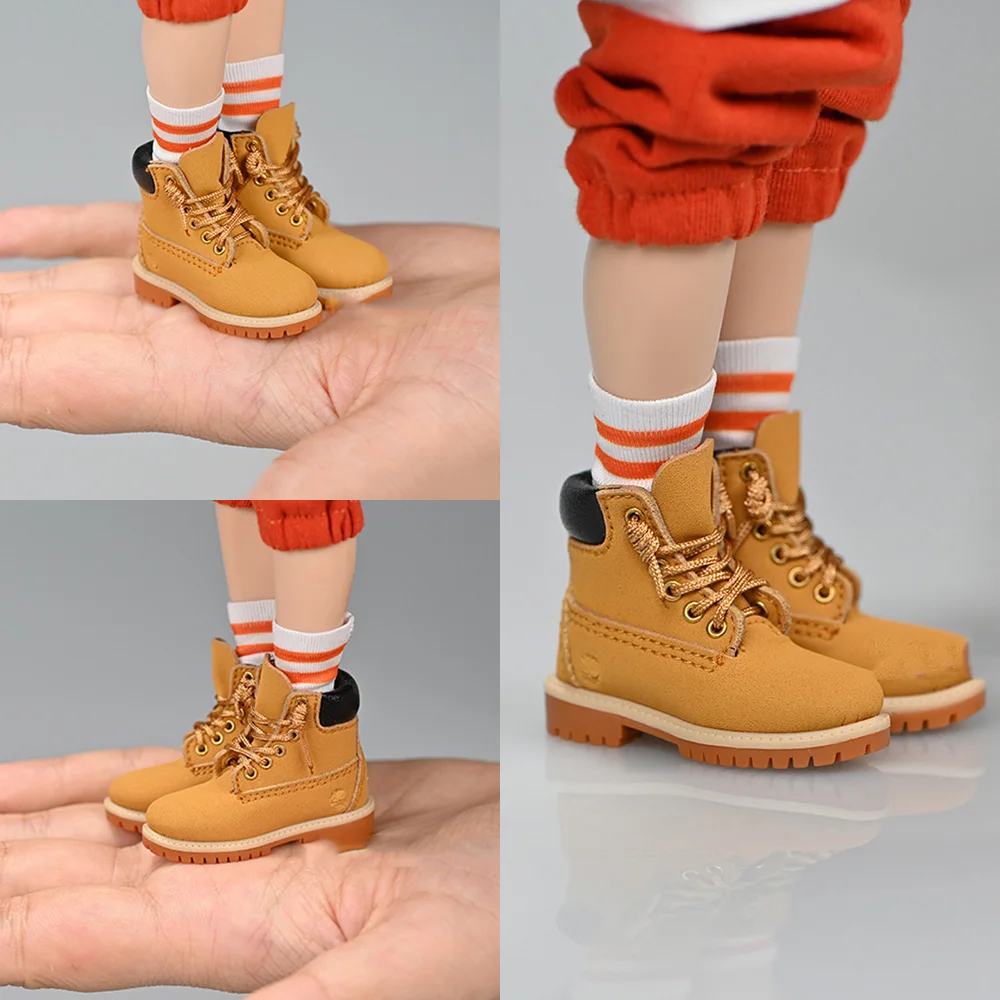 1/6 Handmade Trendy Short Boots for 12in Female Action Figure Doll ...