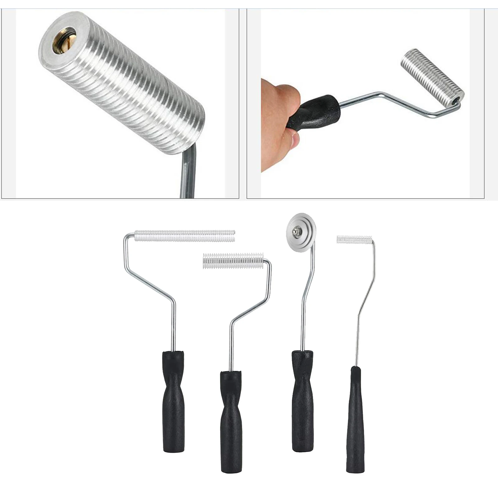 Fiberglass-Roller-Tools-Set-4pcs-Fiberglass-Resin-Laminating-Bubble ...