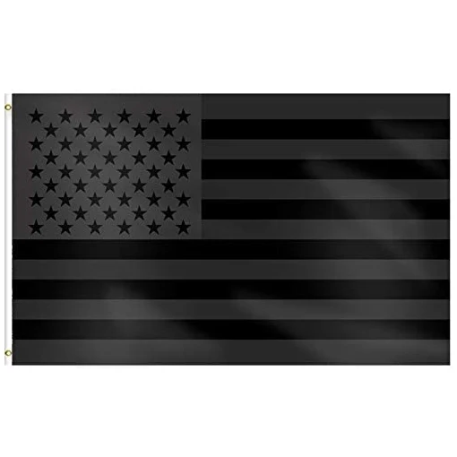 Xiangying Bandera Americana Negra de EE. UU., 90x150cm|Banderas ...