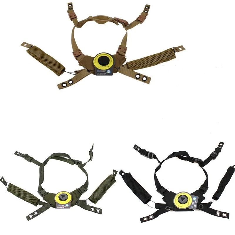 Wendy Helmet Suspension System Helmet Lanyard FAST MICH Outdoor Hunting ...