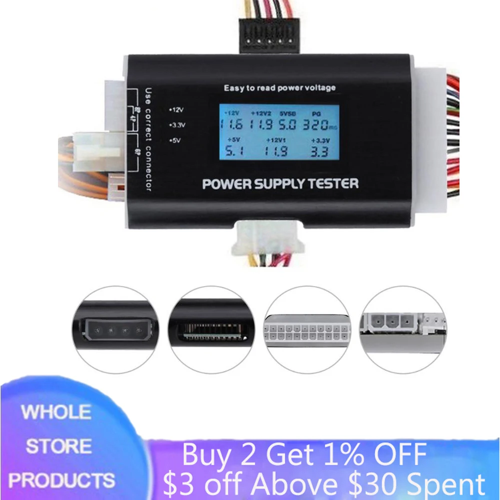 Digital-LCD-Display-PC-Computer-Power-Supply-Tester-Checker-ATX ...