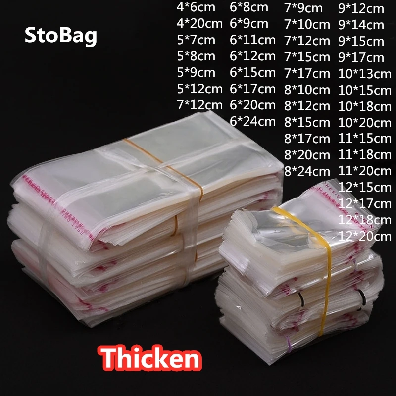 StoBag-Thicken-Transparent-Self-Adhesive-Bag-For-Sugar-Candies-OPP ...