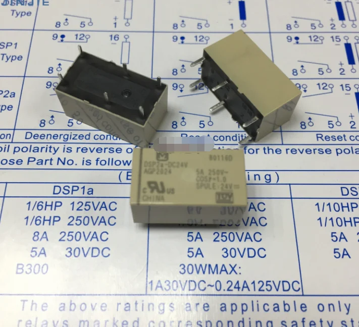 5Db Új Panasonic Dsp2A-Dc24V Dsp2Adc24V Agp2024 Relé – FIXO.hu