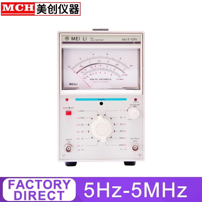 Single Dual Needle Millivoltmeter 1mv-300v Single Needle Analog Output ...