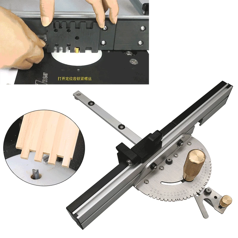 Track Stop Table Saw Router | Woodworking Router Table | Miter Angle ...