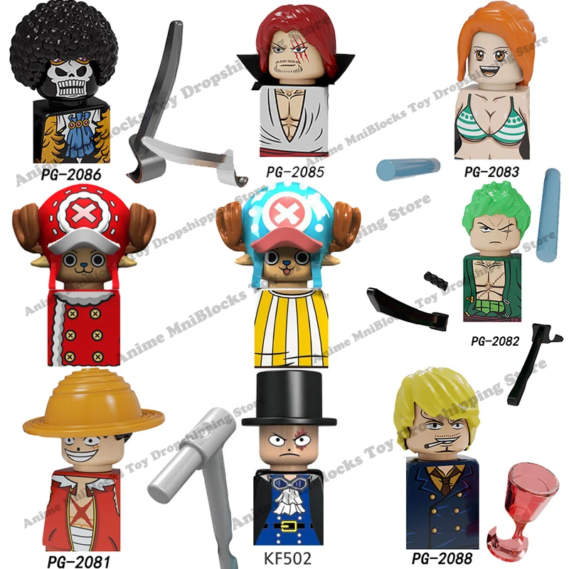 PG8244 KF6037 XP119 XP120 Anime One Piece Buliding Blocks Bricks Mini ...