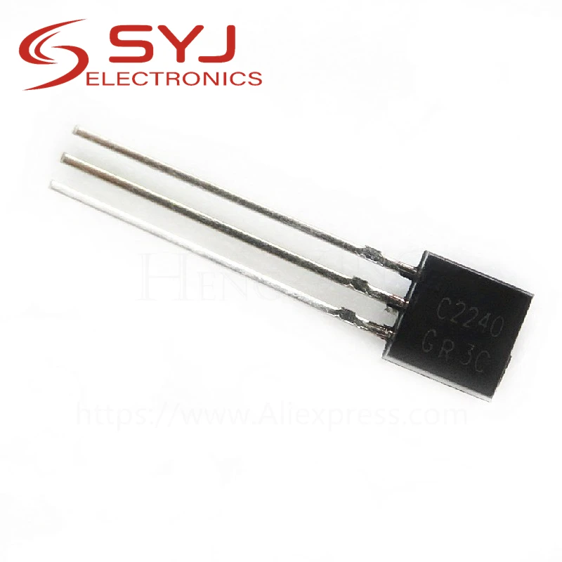 100 pçs/lote = 50 pares 2SA970 2SC2240 ( 50pcs A970 50pcs C2240 ) TO 92 ...