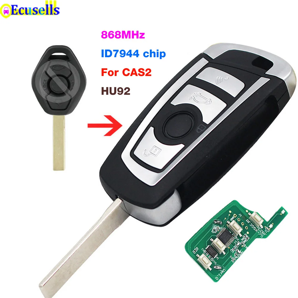 New-Style-Modified-868MHZ-Folding-Flip-Remote-Key-Fob-for-BMW-3-5-6 ...
