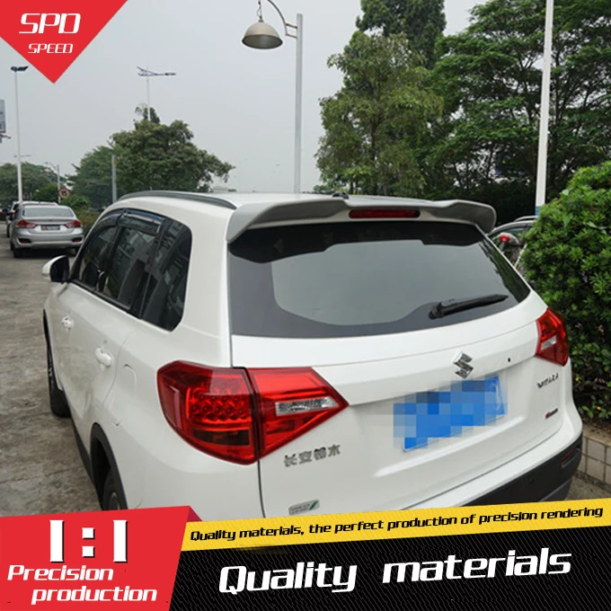 For Suzuki Grand Vitara Spoiler ABS Material Car Rear Wing Primer Color ...