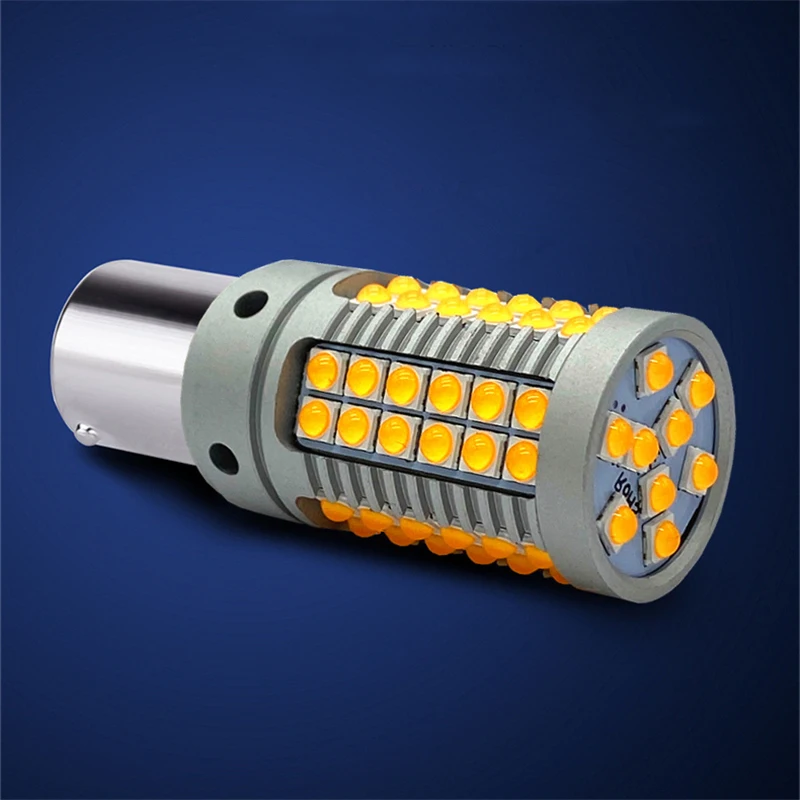 2pcs Canbus T20 7440 W21w Led Amber Yellow Led Bulbs For Turn Signal ...