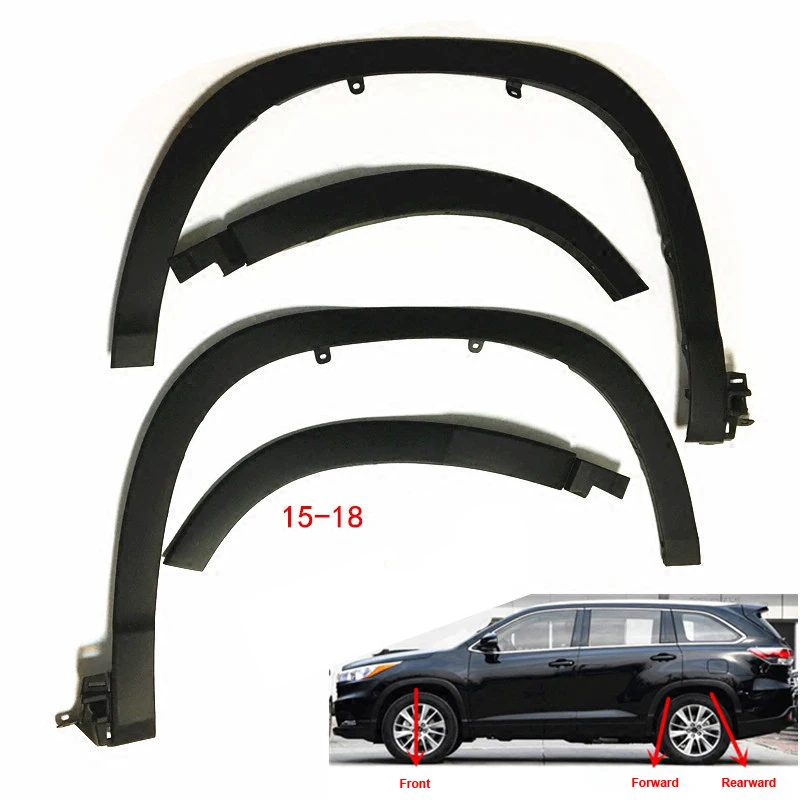 Embellecedor de arco de rueda delantera/trasera, reemplazo directo ...