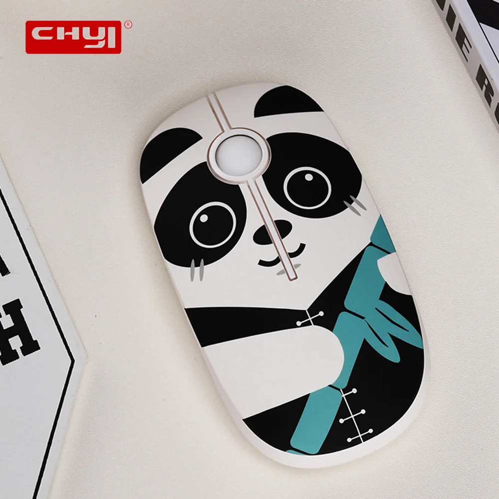CHUYI Hand Painted Design 2.4G Wireless Mouse in Chinese Style Silent ...