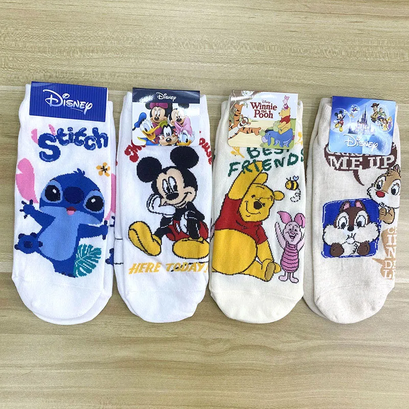 1pcs-Disney-Women-s-Socks-Minnie-Mickey-Donald-Duck-Cartoon-Pattern ...