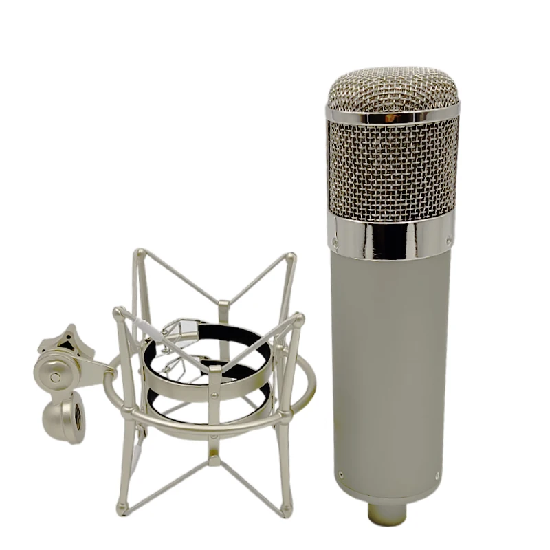 Microphone Basket Microphone Body Silver Color Mic Cover Repair ...