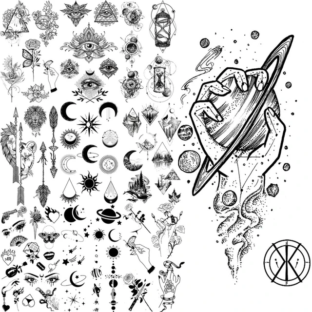 Realistic Space Tattoo