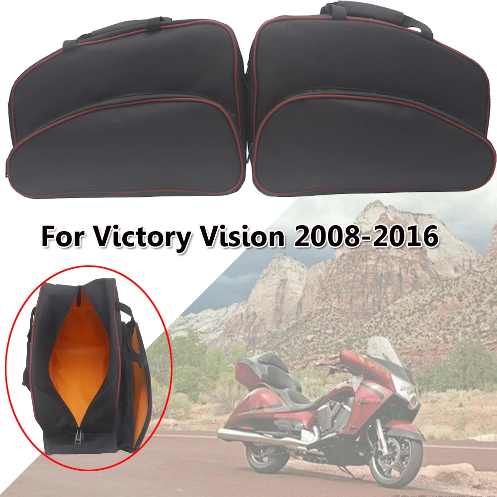 FOR-Victory-Vision-2008-2016-Motorcycle-Storage-Bag-Luggage-Bags-Side ...