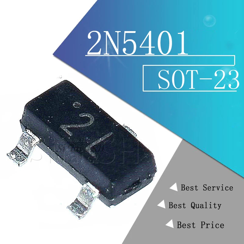 100PCS 2N5401 2L SMD MMBT5401 2L SOT 23 SOT23 Bipolar Transistors BJT ...