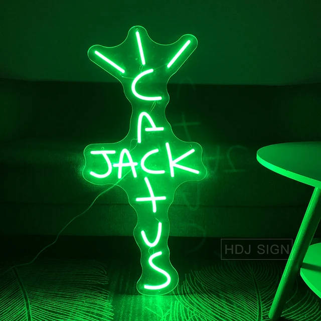 Cactus Jack By Travis Scott LED Neon Sign