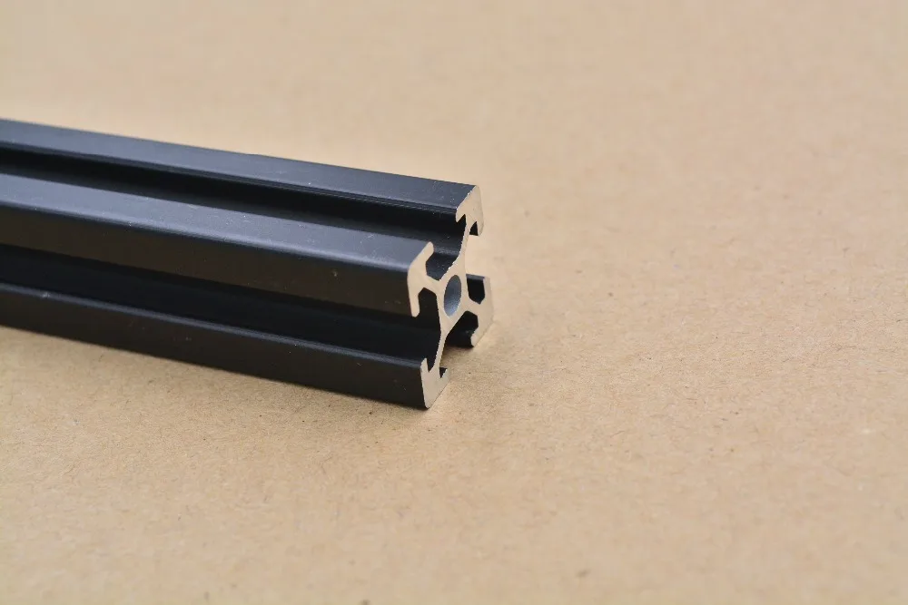 2020 aluminium extrusie profiel europese standaard zwart lengte 100mm ...