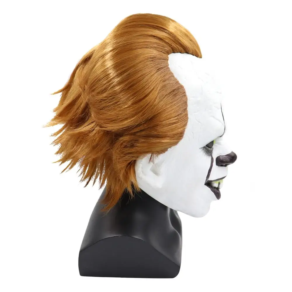2019 new Stephen King's It Pennywise Mask Latex Halloween Scary Mask ...