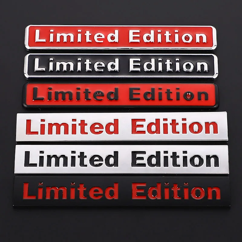 3D Metal LIMITED EDITION Emblem Badge Car Stickers Decal for BMW Audi ...