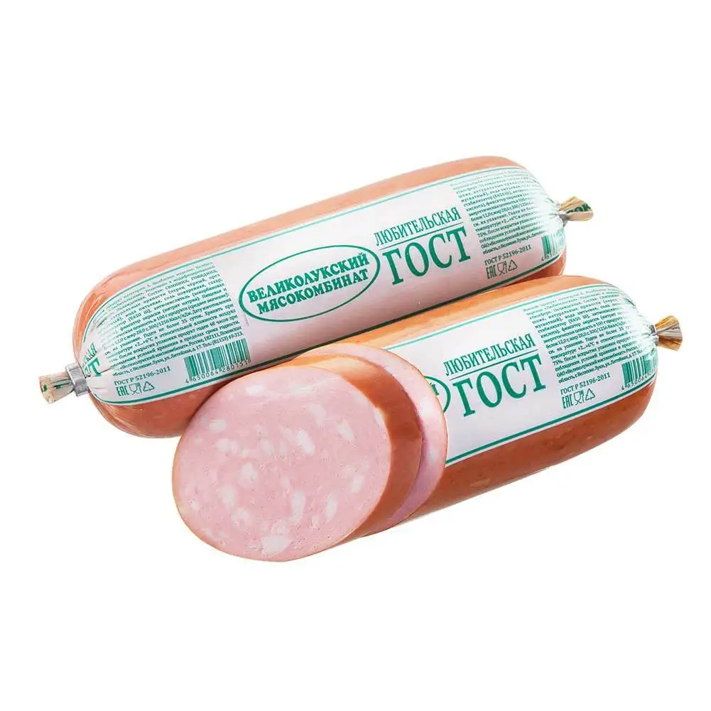 Колбаса вареная Великолукский МК любительская, ГОСТ, 500 г|boiled ...
