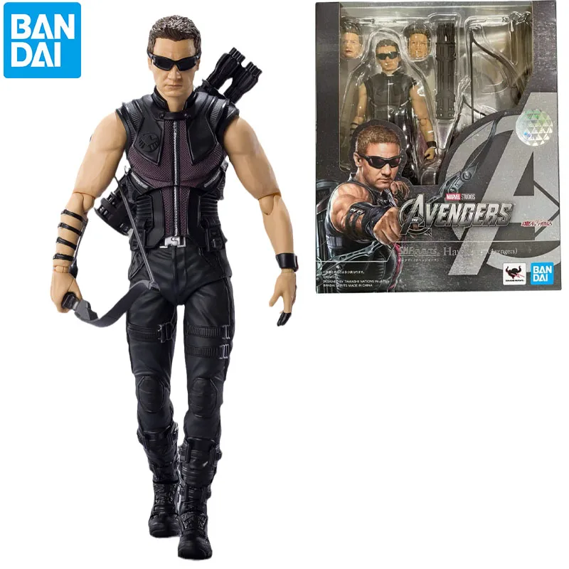 Original Bandai Shfiguarts Toys Marvel Avengers Hawkeye 15Cm Action ...